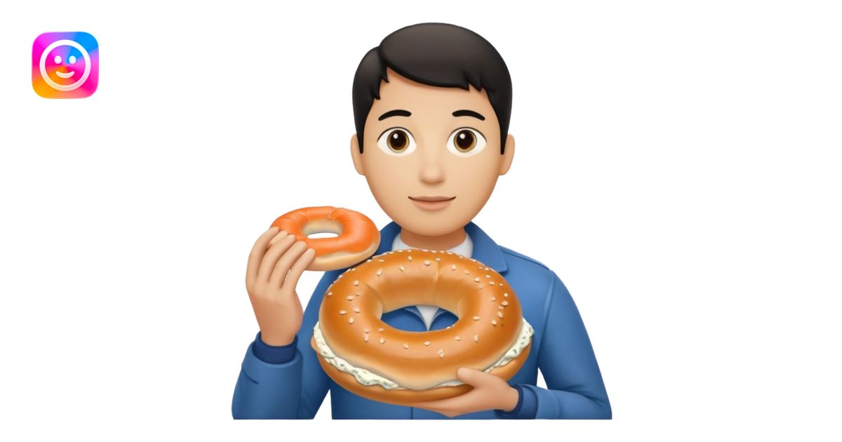 İnsan simit karışım emoji | AI Emoji Generator