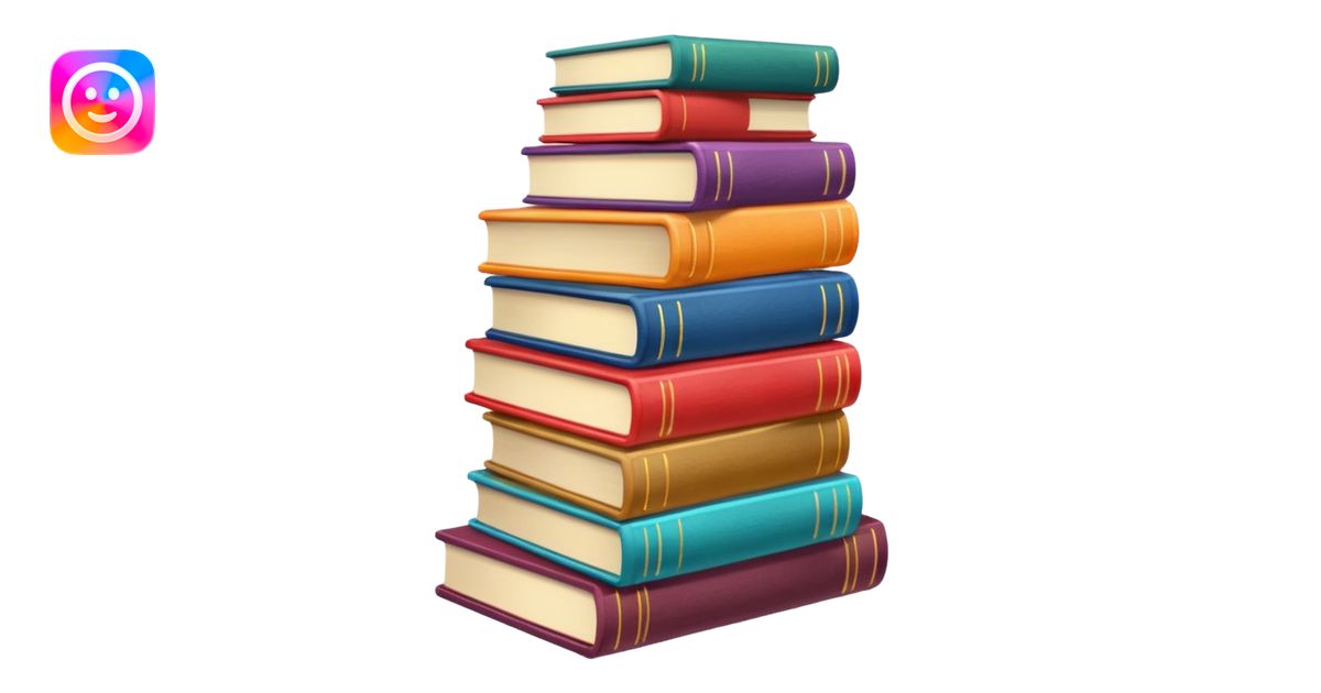 Books emoji | AI Emoji Generator