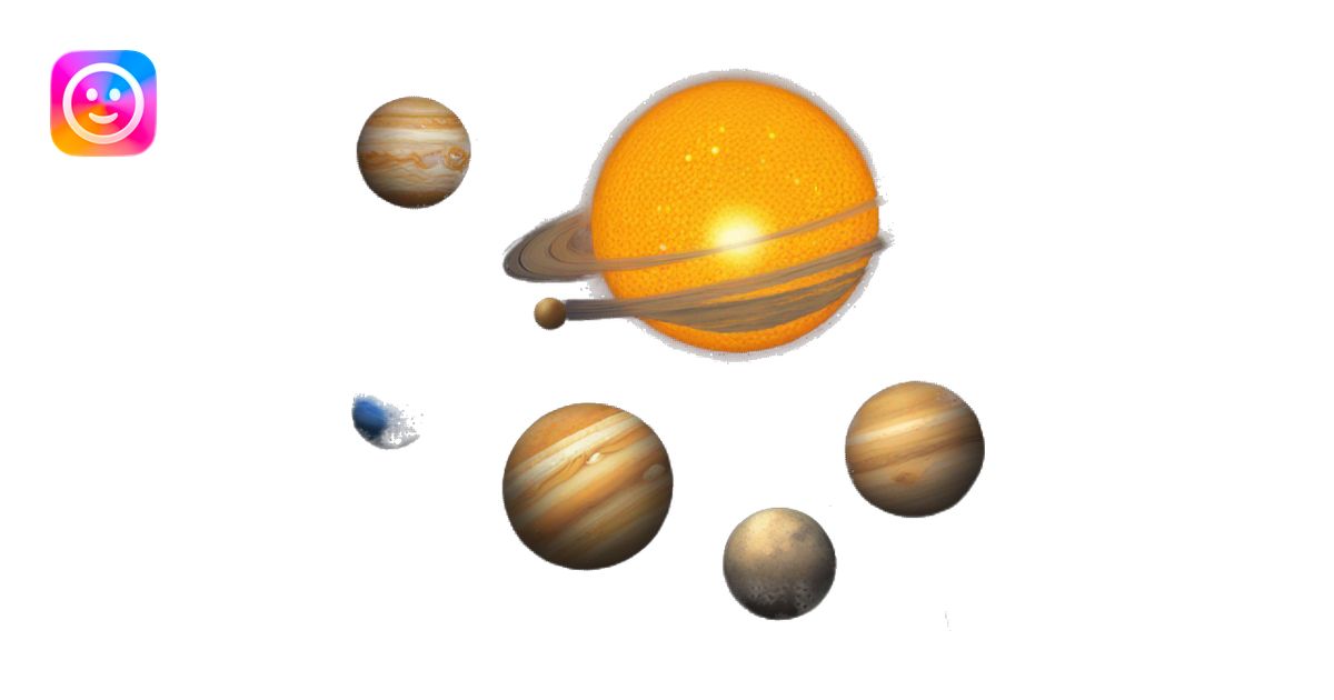 Solar system emoji | AI Emoji Generator