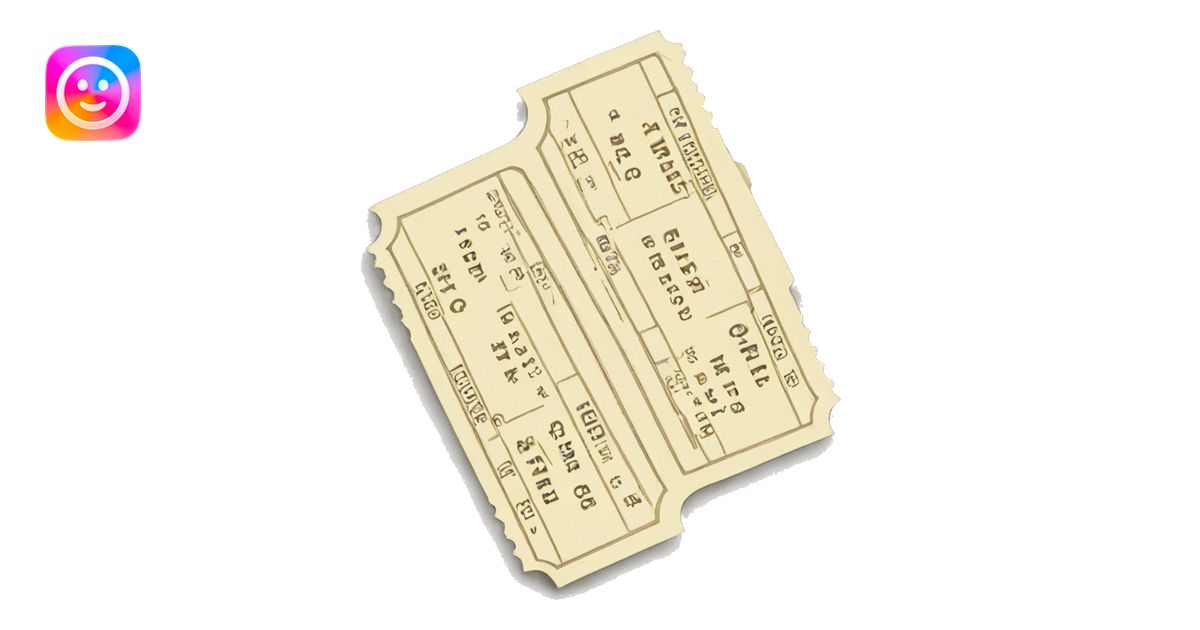 TICKETS emoji | AI Emoji Generator