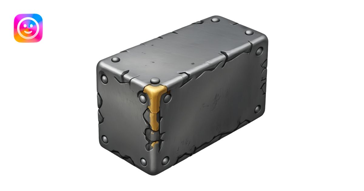 medieval steel ingot emoji | AI Emoji Generator
