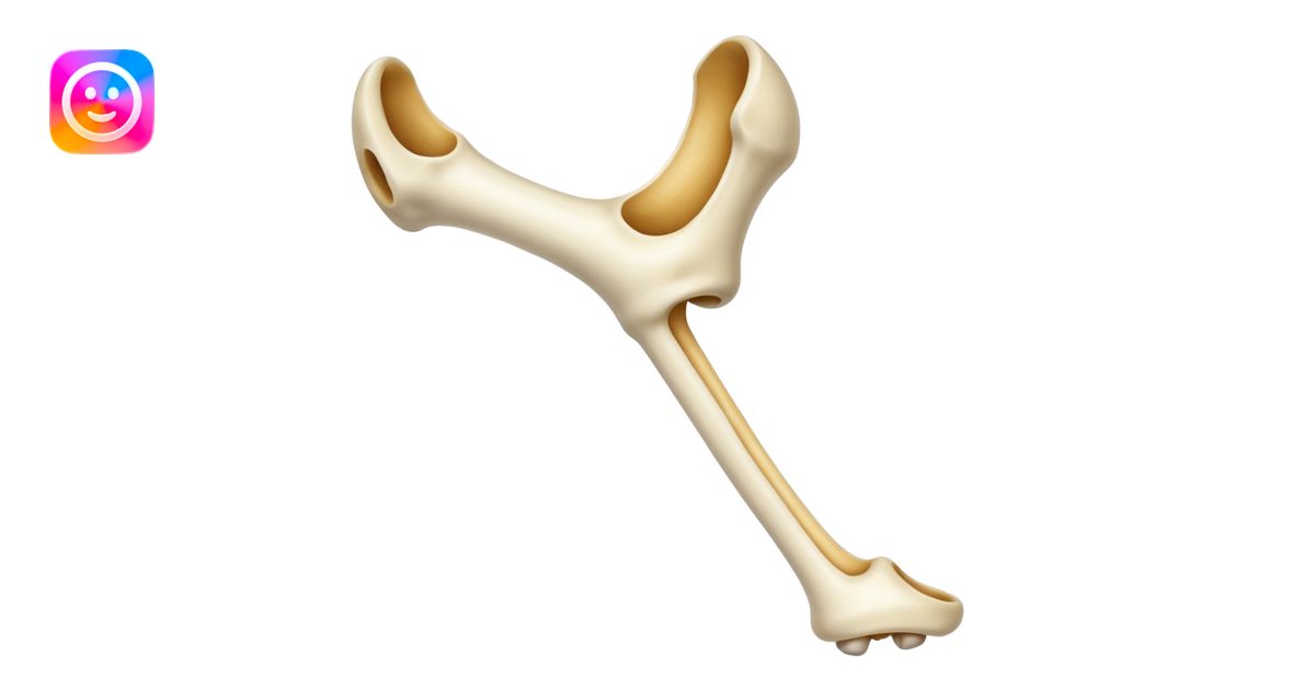 leg bone with tiny holes emoji | AI Emoji Generator