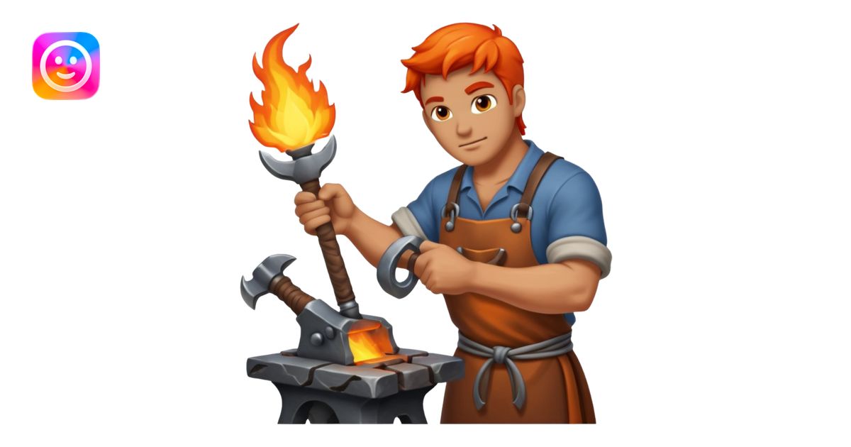 Forging weapon emoji | AI Emoji Generator