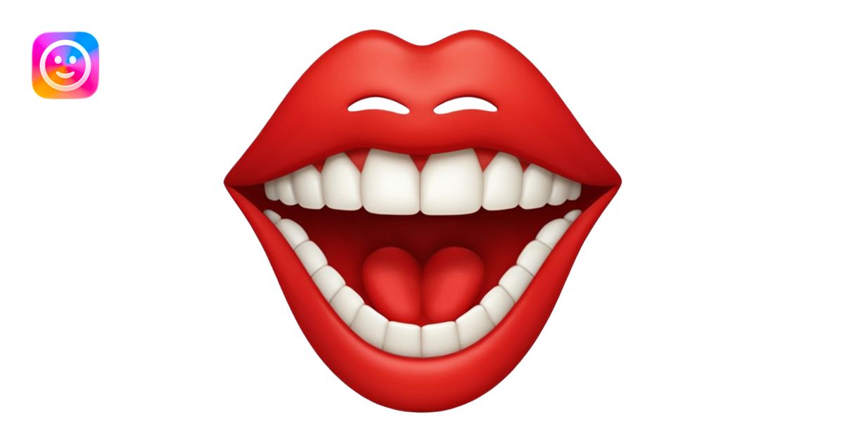 mouth 👄 emoji | AI Emoji Generator