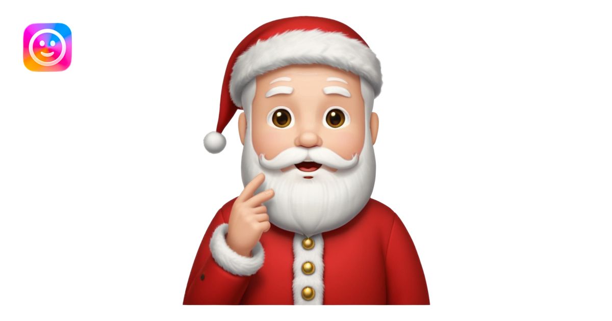 singing santa emoji | AI Emoji Generator