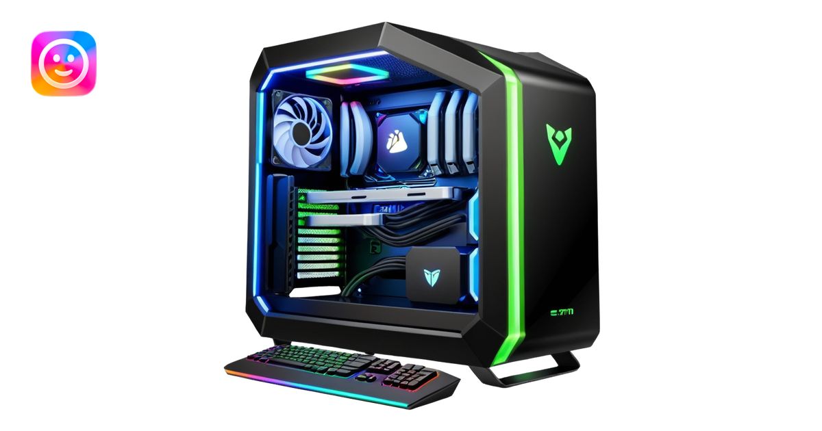 Gaming Pc with rtx 5090 emoji | AI Emoji Generator