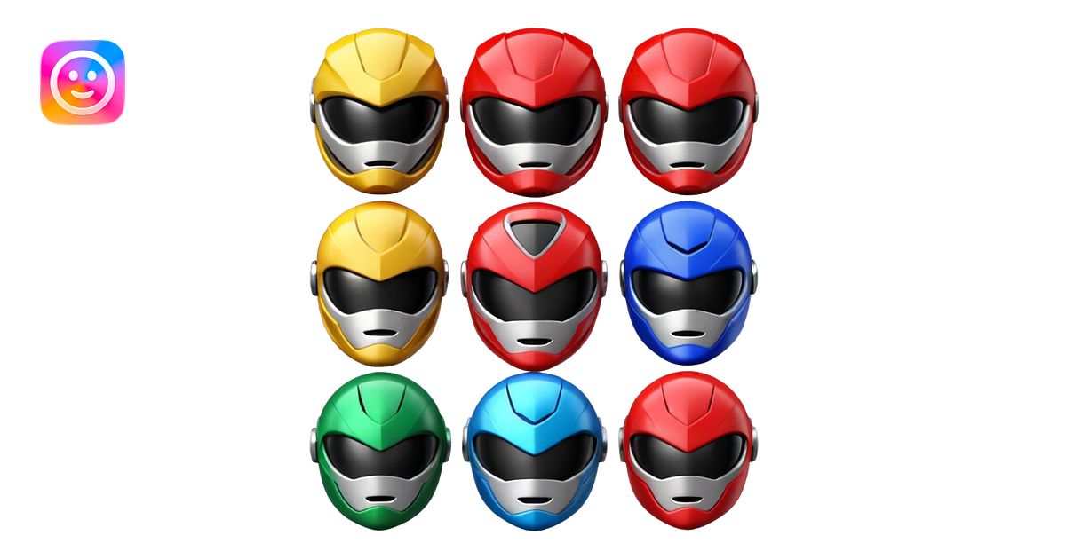 Power rangers emoji | AI Emoji Generator