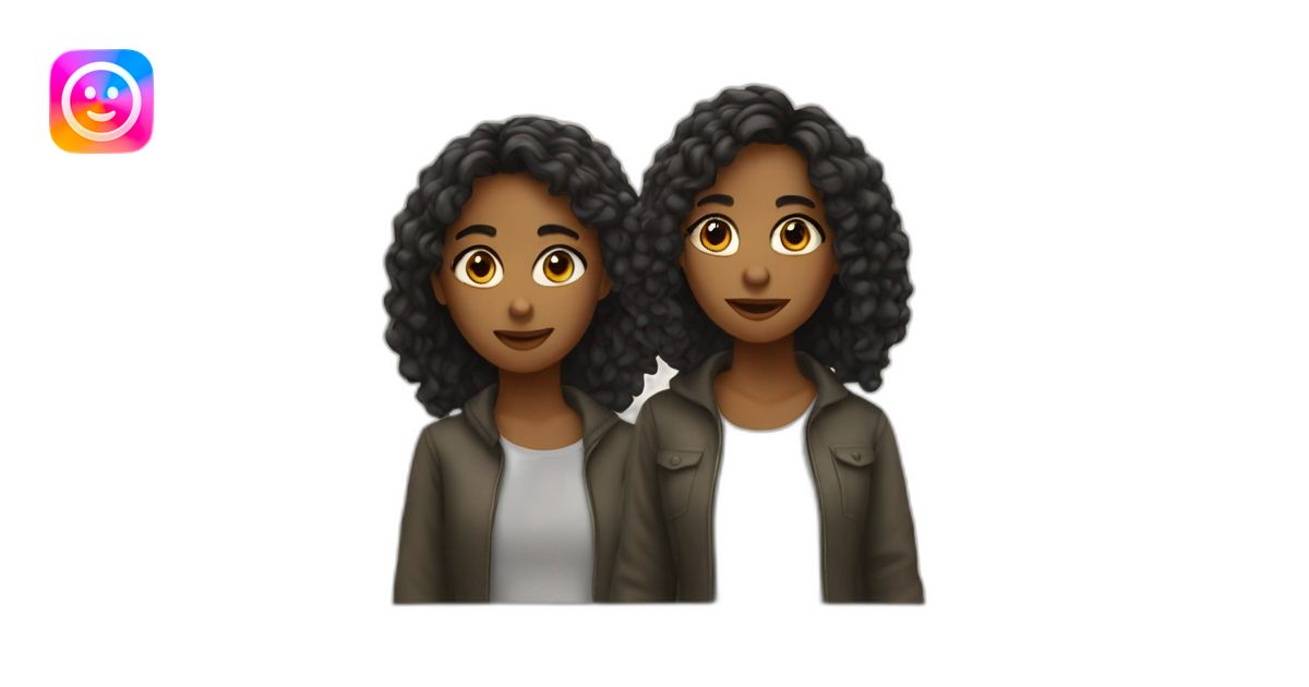 two artist girls emoji | AI Emoji Generator