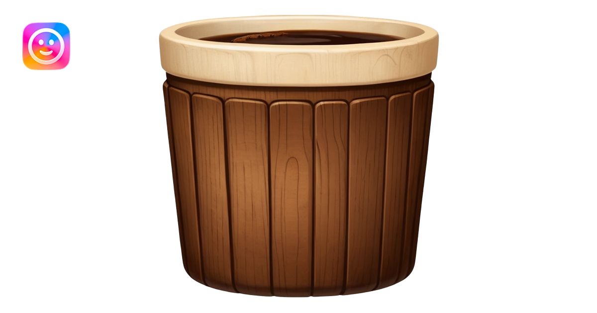 wooden kitchen cup emoji | AI Emoji Generator