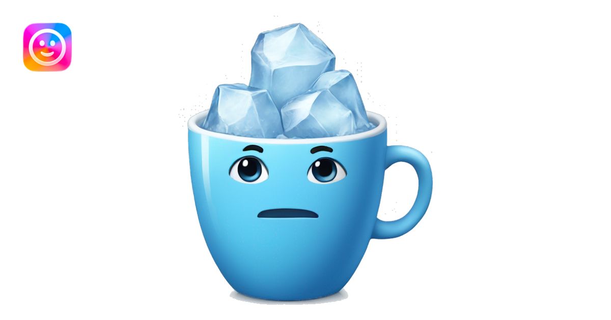 Ice in cup emoji | AI Emoji Generator