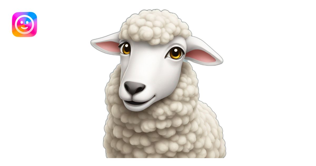 Real 5 sheep emoji | AI Emoji Generator