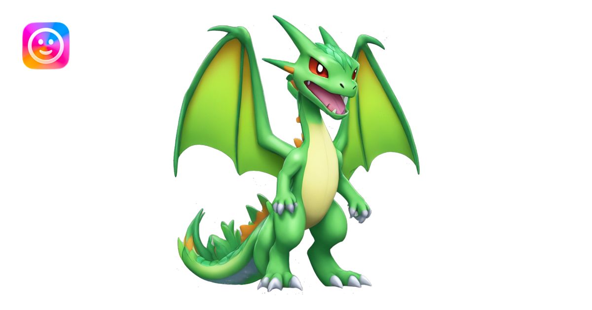 Anthro Cool Edgy Legendary Colorful Shy Shiny Fakemon-Pokémon-Flygon ...
