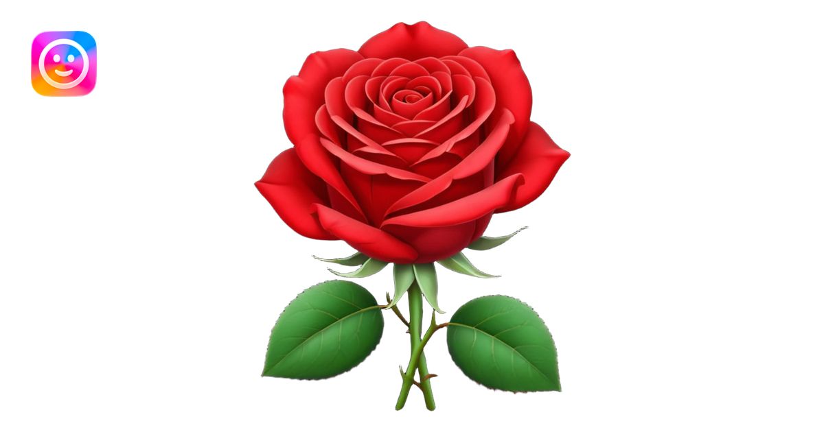 rose emoji | AI Emoji Generator