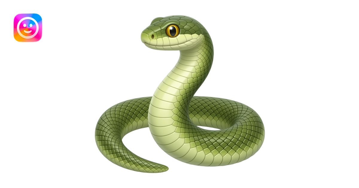 snake emoji | AI Emoji Generator