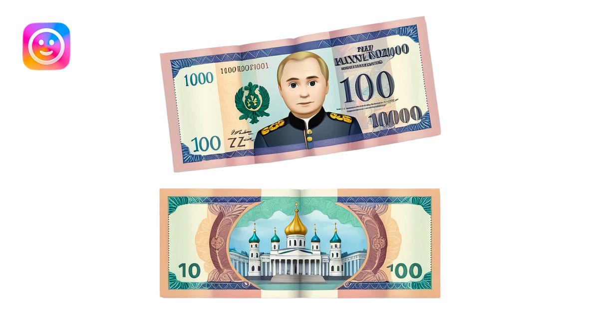 100 russian rubles banknote emoji | AI Emoji Generator