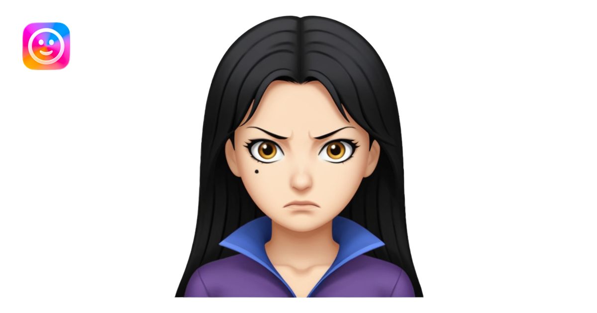 angry Nico Robin emoji | AI Emoji Generator