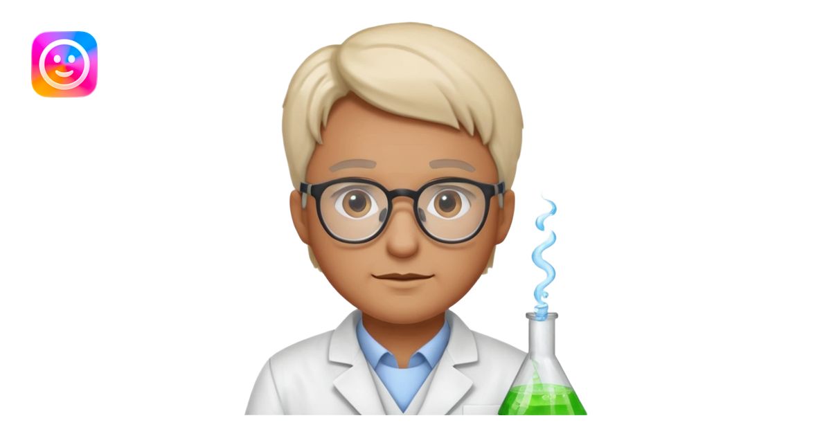 Chemist emoji | AI Emoji Generator