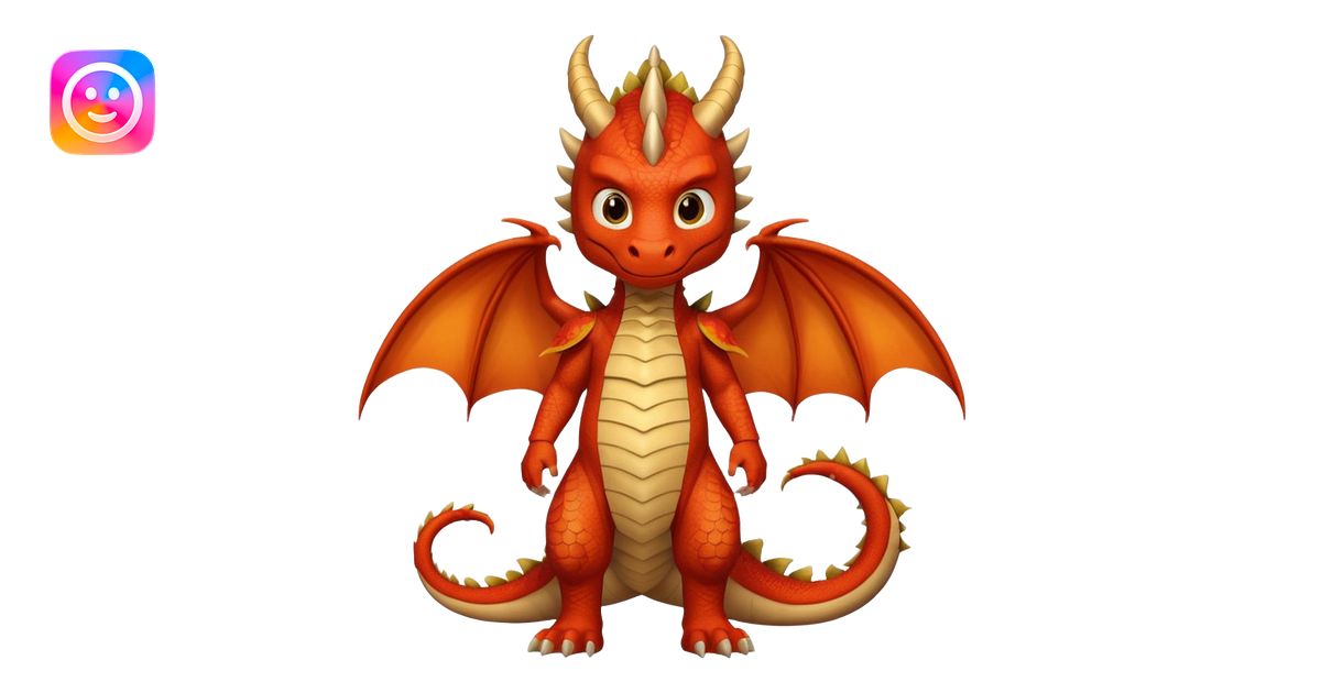 child getup like a dragon, full body. emoji | AI Emoji Generator