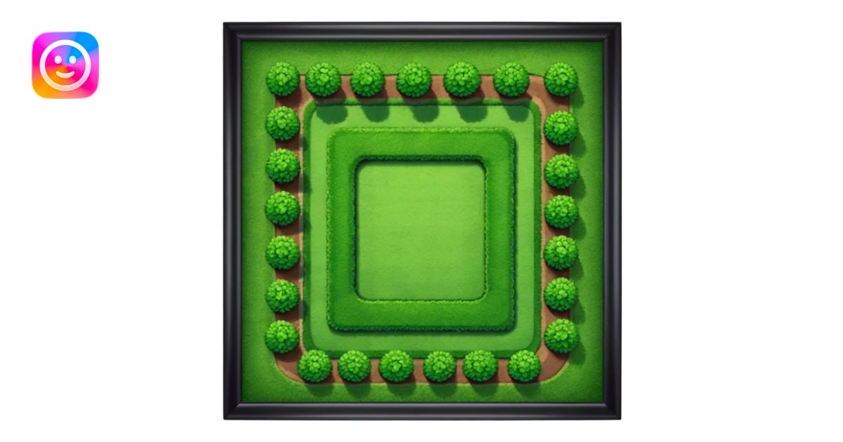 Turf course emoji | AI Emoji Generator