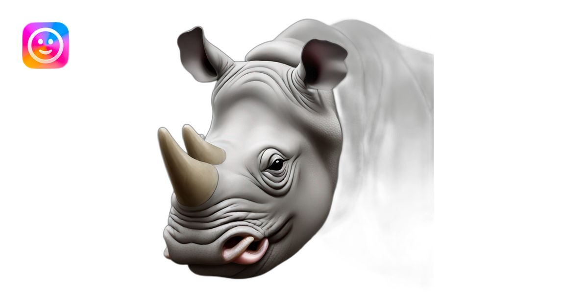 Rhino Hippo emoji | AI Emoji Generator