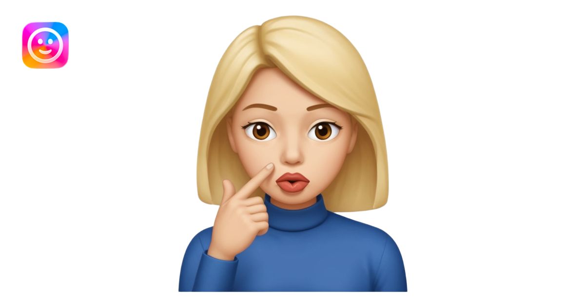 add-a-finger-in-front-of-the-pursed-lips-to-clearly-show-the-shushing ...