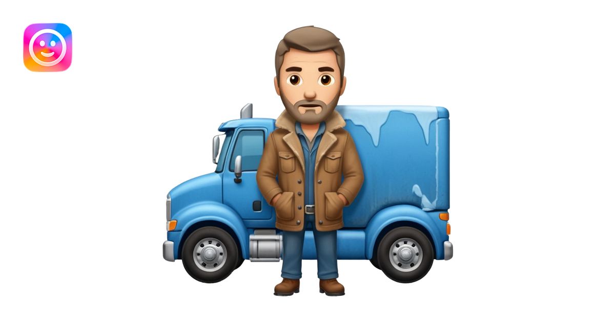 ice road trucker emoji | AI Emoji Generator