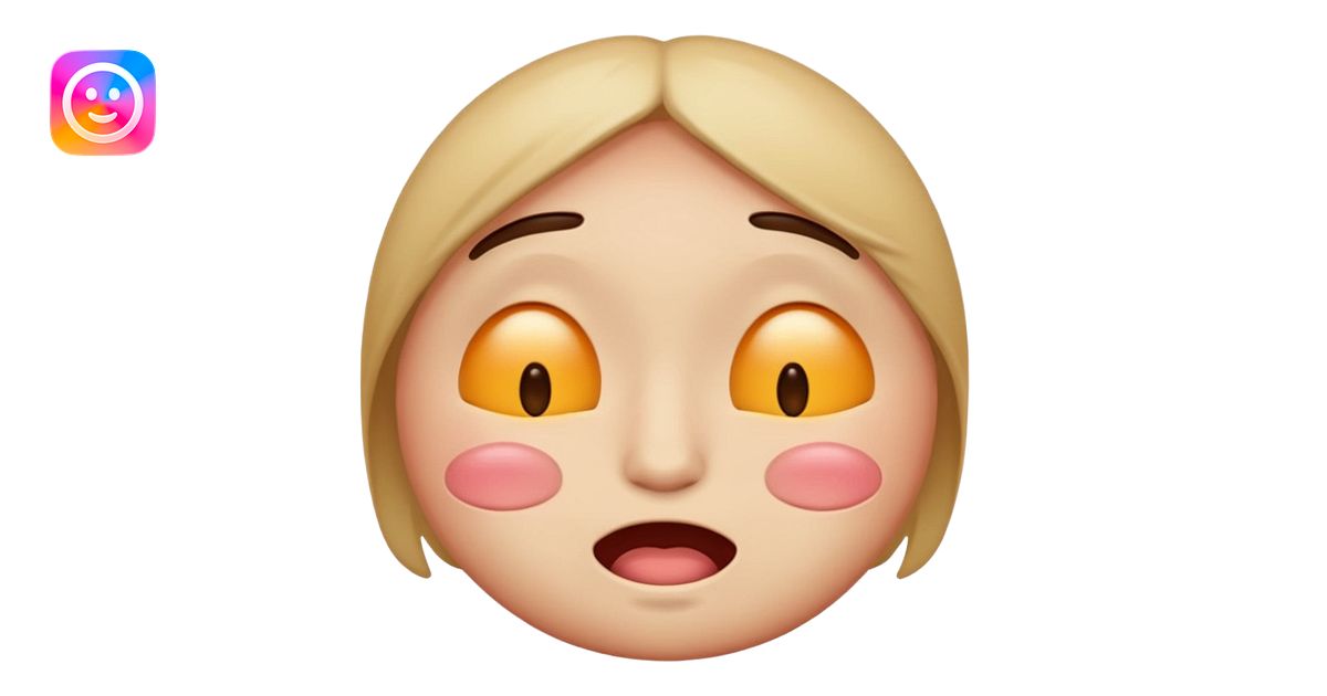 embarrassed, blushing, with closed eyes, and shaped like a traditional ...