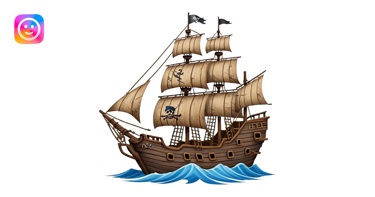Pirate Ocean emoji | AI Emoji Generator