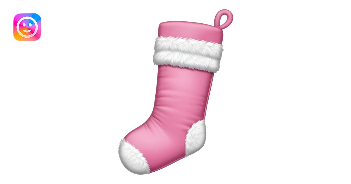 Pink Christmas emoji | AI Emoji Generator