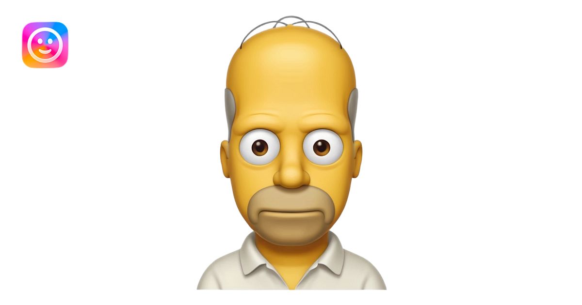 Homer simpson emoji | AI Emoji Generator