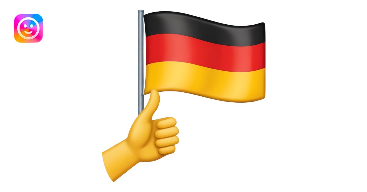 German flag emoji | AI Emoji Generator