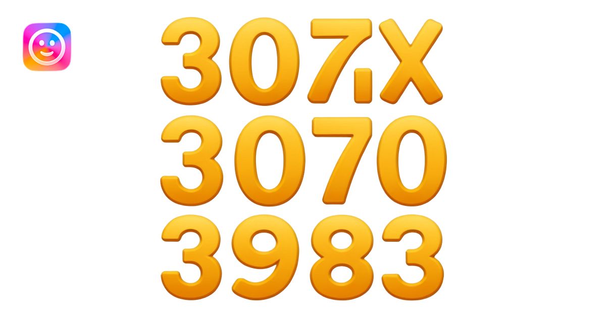 Six seven emoji | AI Emoji Generator