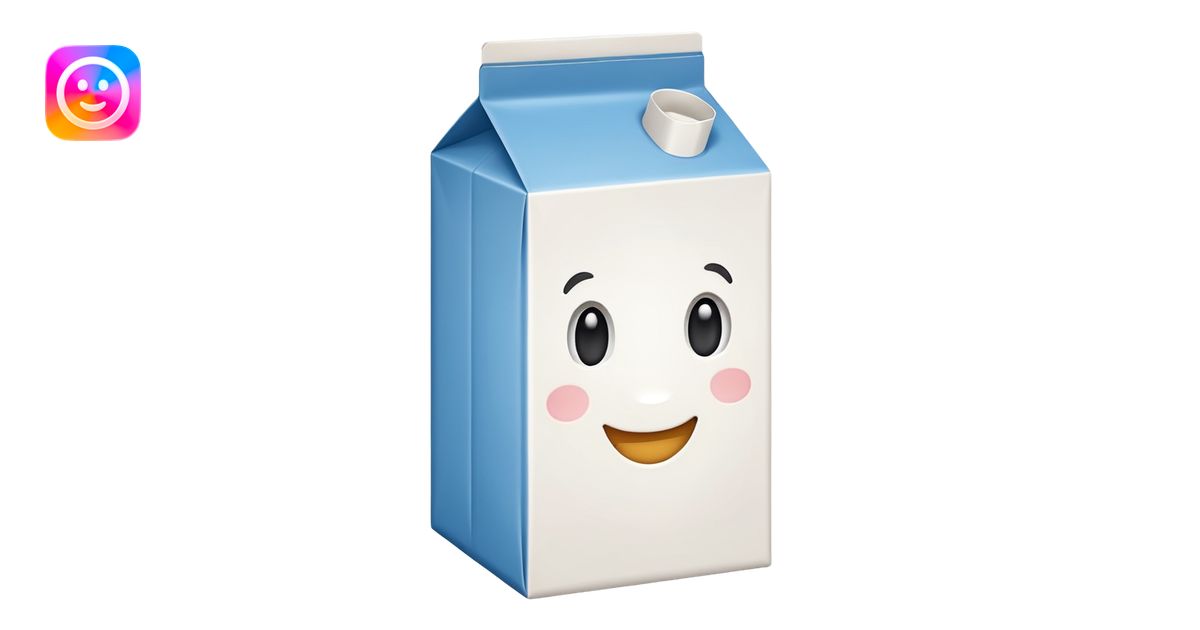milk carton emoji | AI Emoji Generator