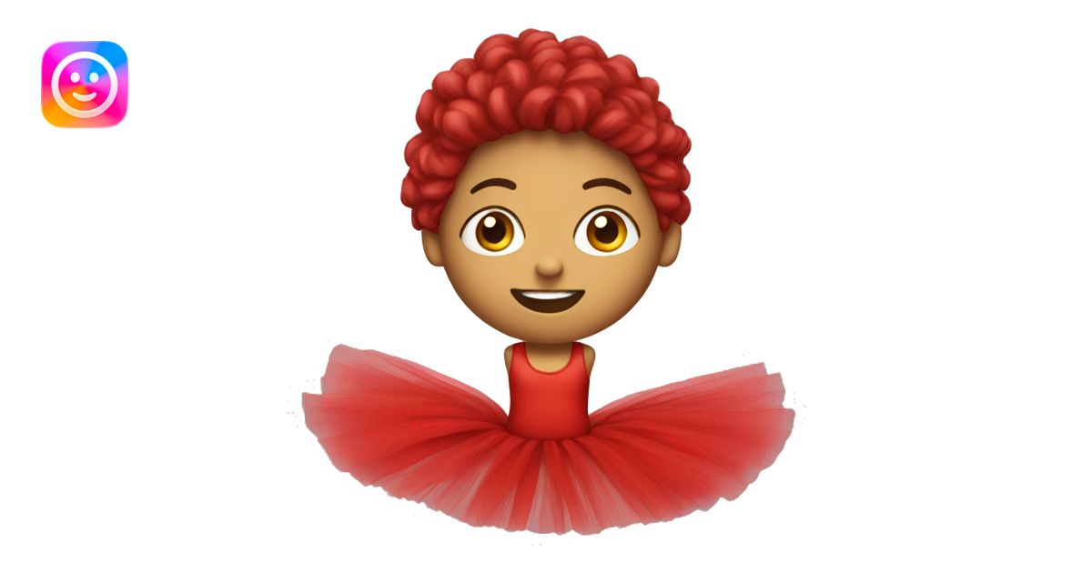 red tutu emoji | AI Emoji Generator