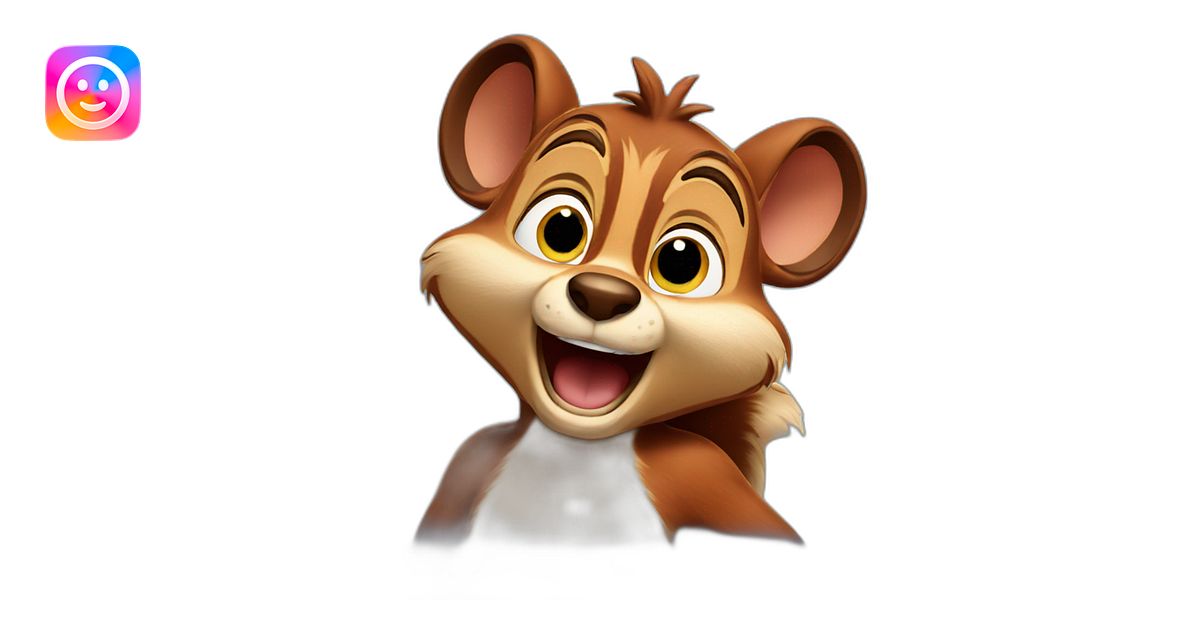 Surprised Chip and Dale emoji | AI Emoji Generator