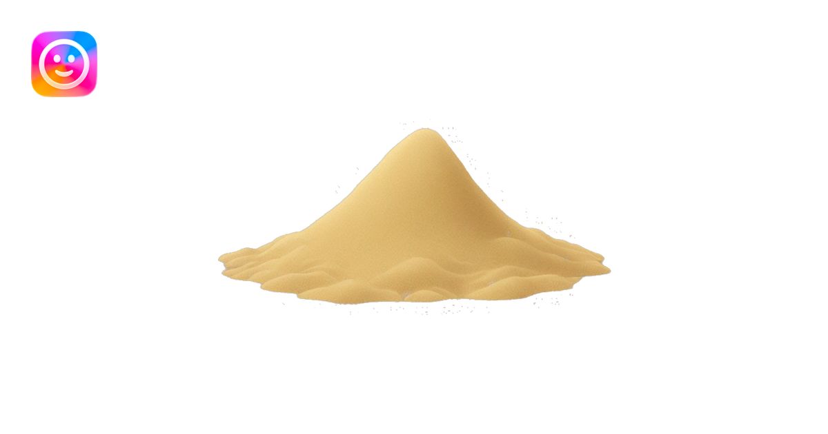 Sand emoji | AI Emoji Generator