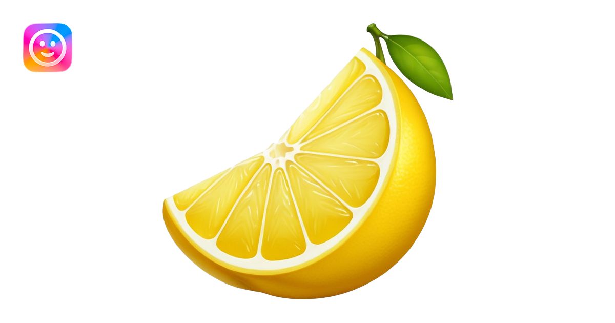 lemon wedge emoji | AI Emoji Generator