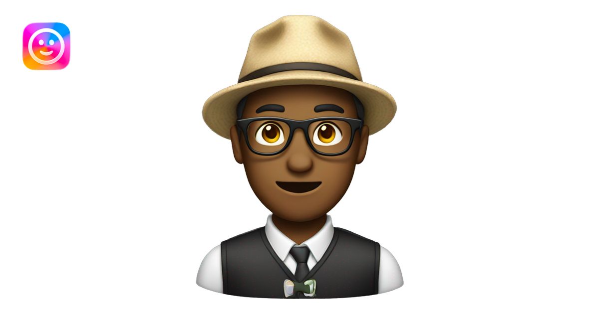 Nerd Emoji wearing an Ohio hat emoji | AI Emoji Generator