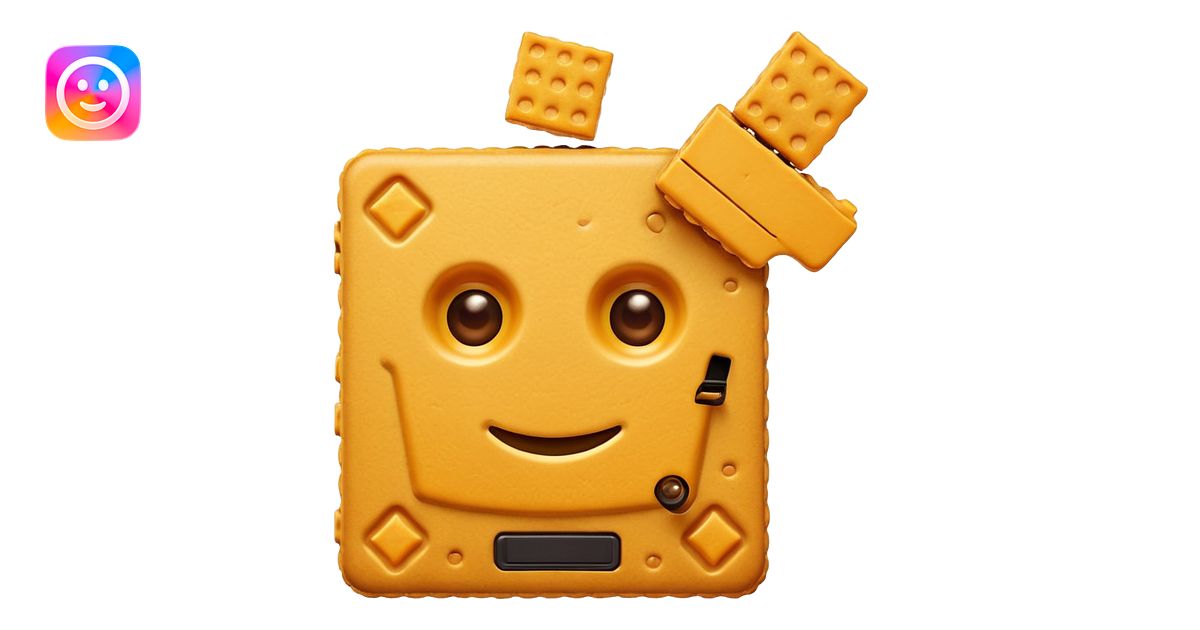 Cheez it with a gun to its head emoji | AI Emoji Generator