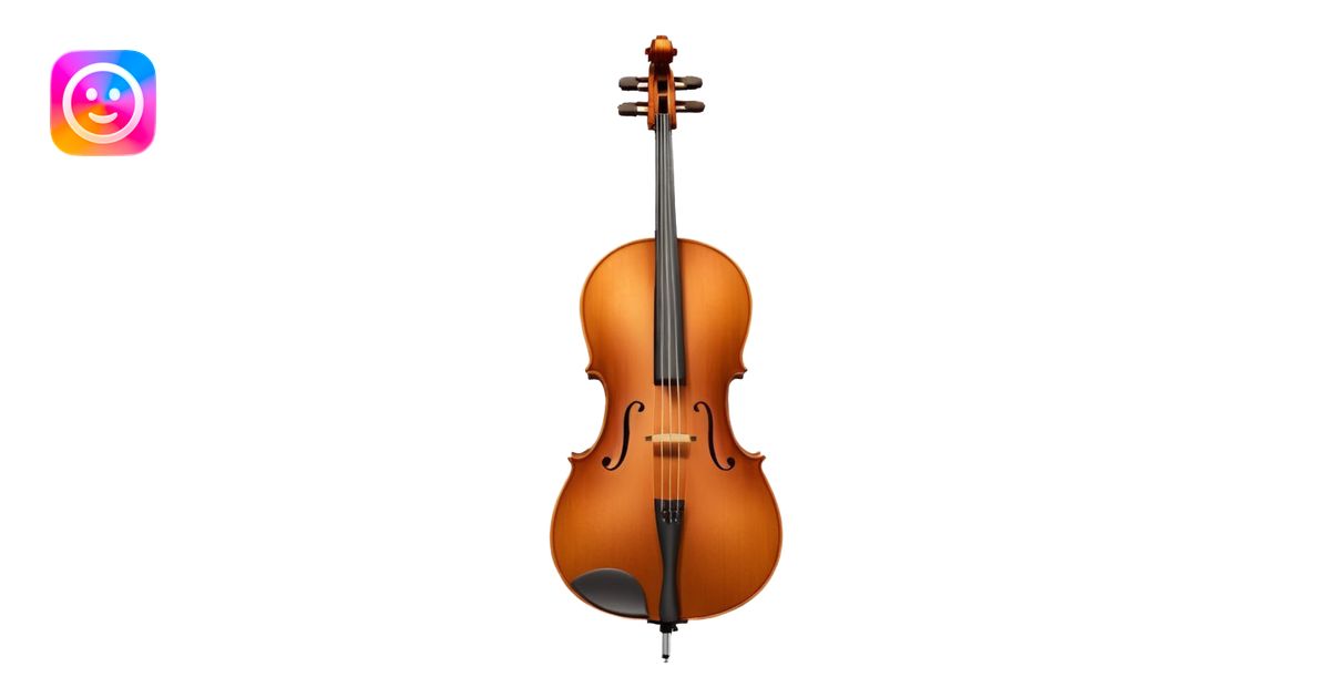 cello side view emoji | AI Emoji Generator