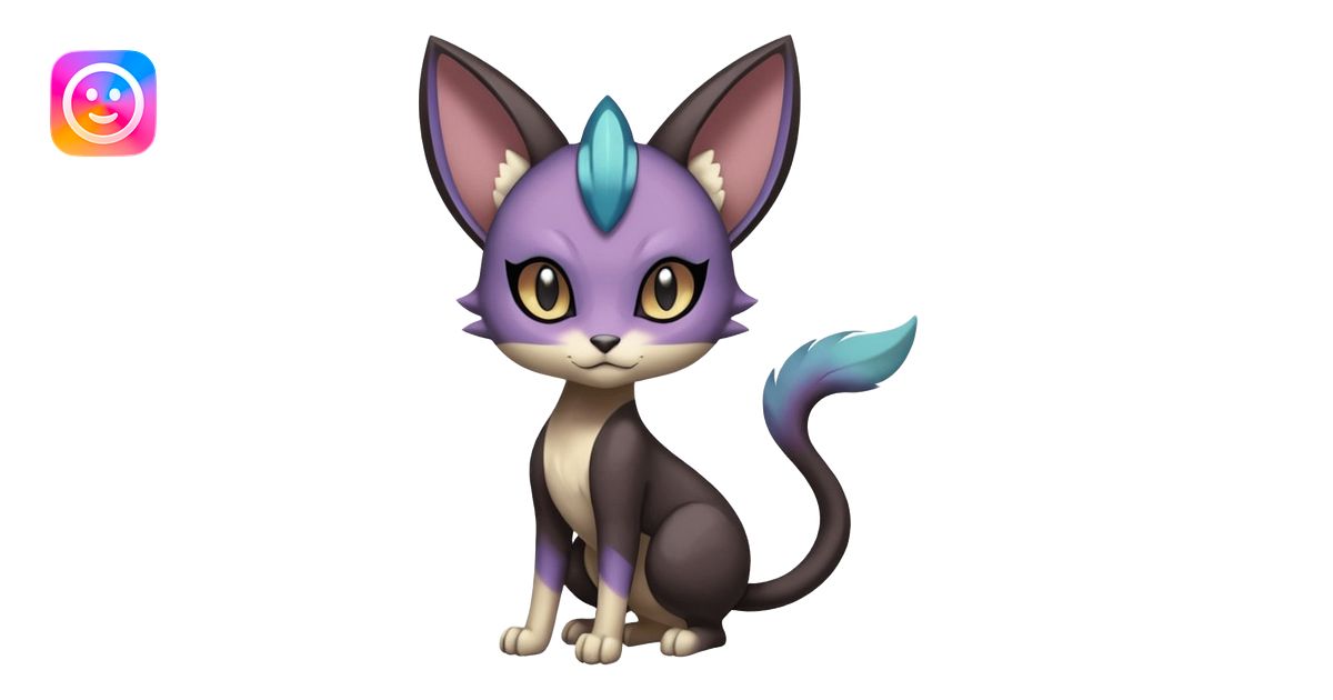 Smooth Edgy Cool Dark Dusky Gloomy Meloetta-Purrloin-Gatomon-Trico ...