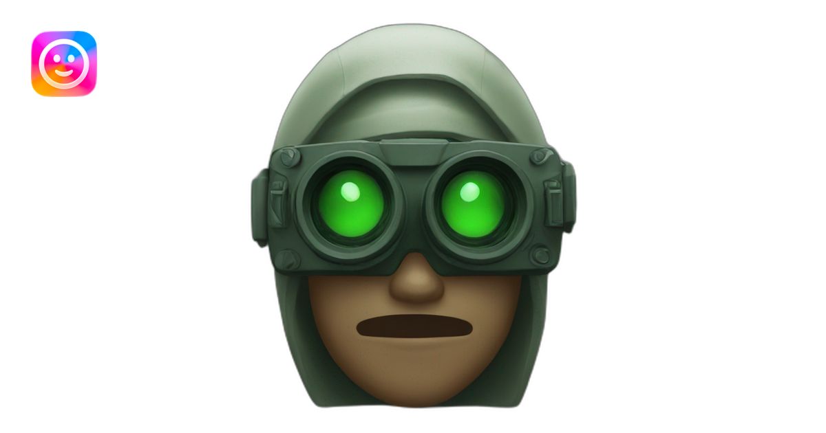 night vision emoji | AI Emoji Generator