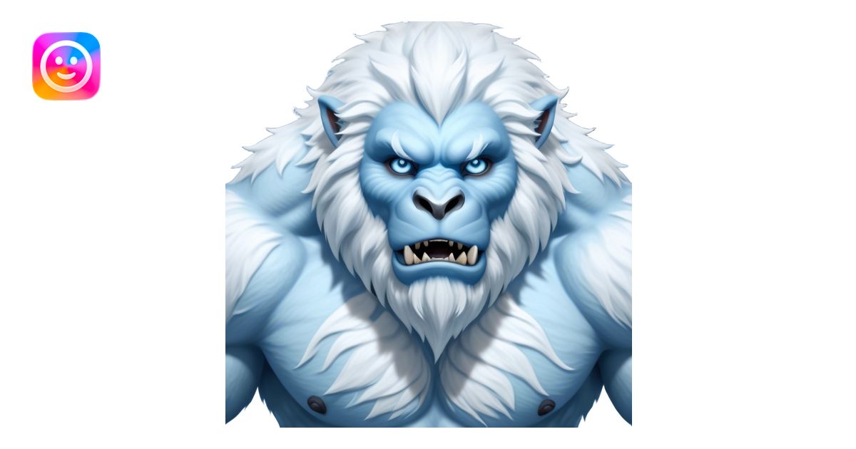 Cinematic Realistic WoW Yeti Portrait, depicted as a majestic, colossal ...