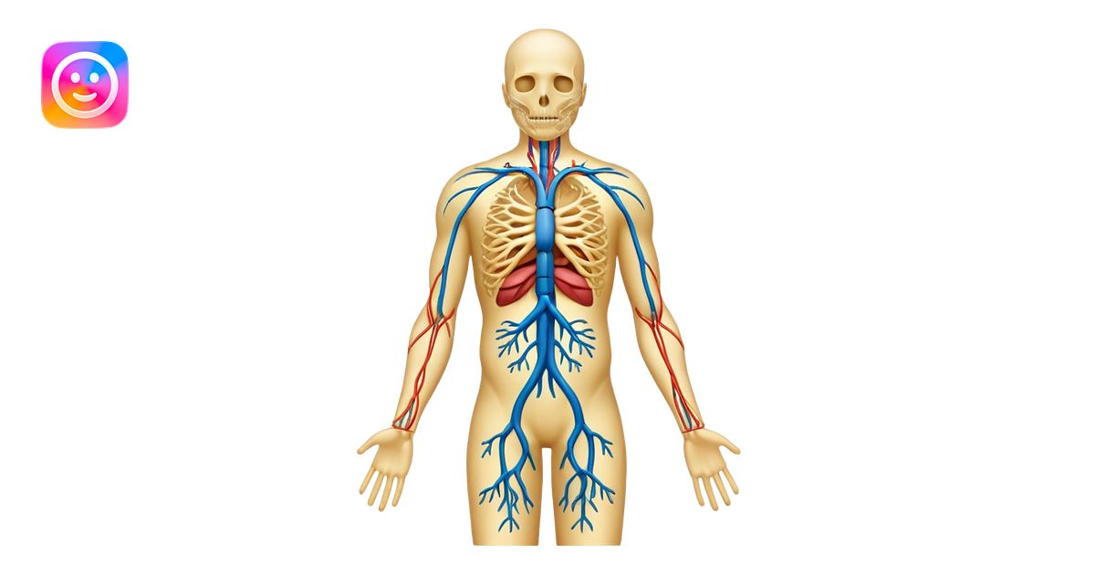 human body nerves emoji | AI Emoji Generator