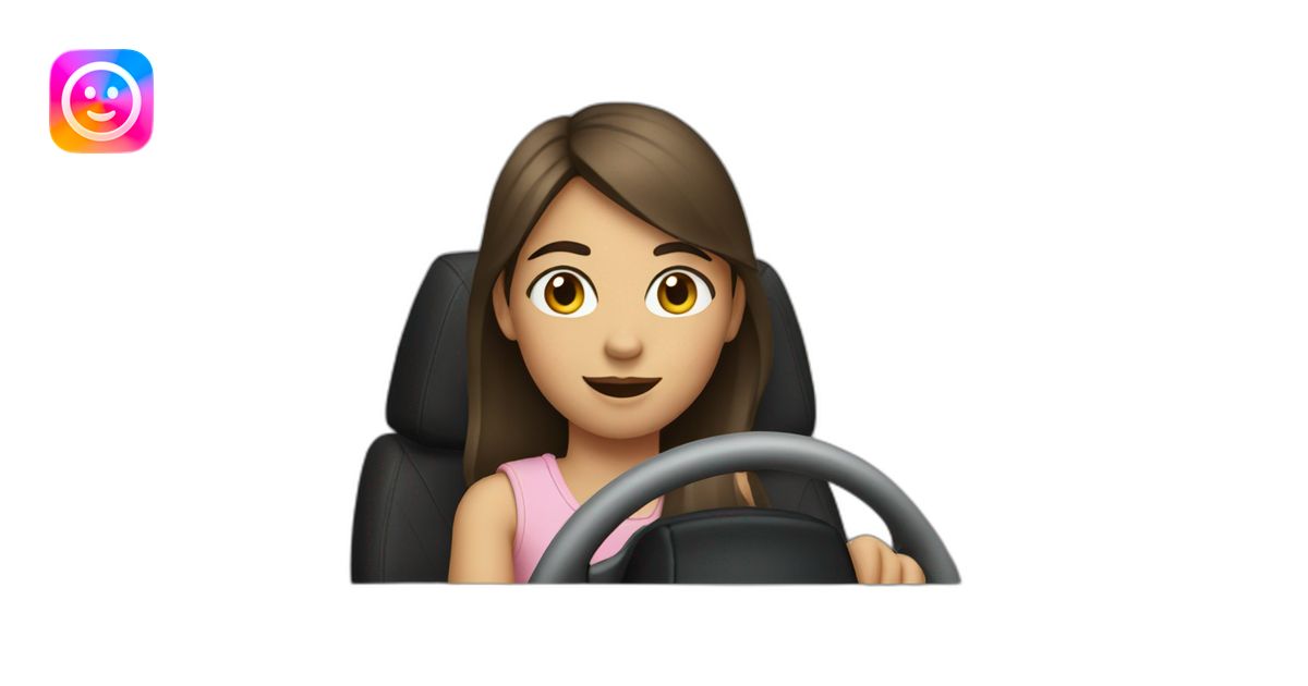 girl Driving emoji | AI Emoji Generator