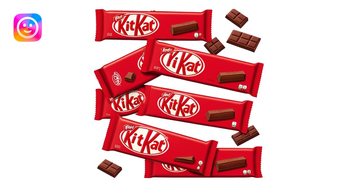 Kitkat chocolate kitkat chocolate emoji | AI Emoji Generator
