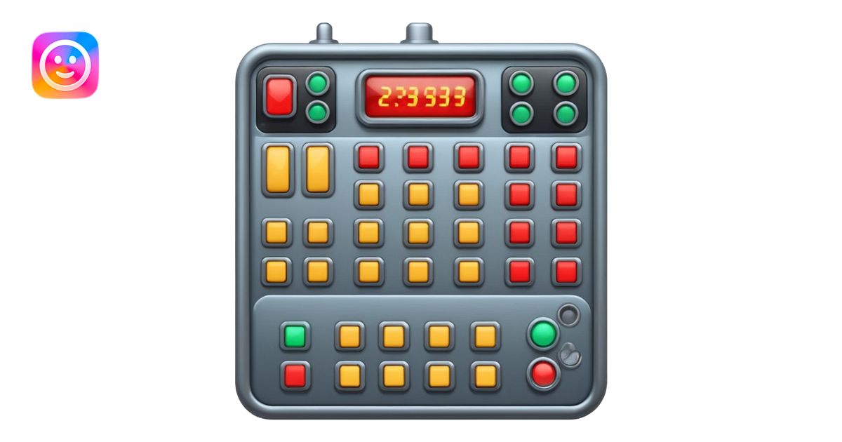 Control Panel of a big space ship emoji | AI Emoji Generator