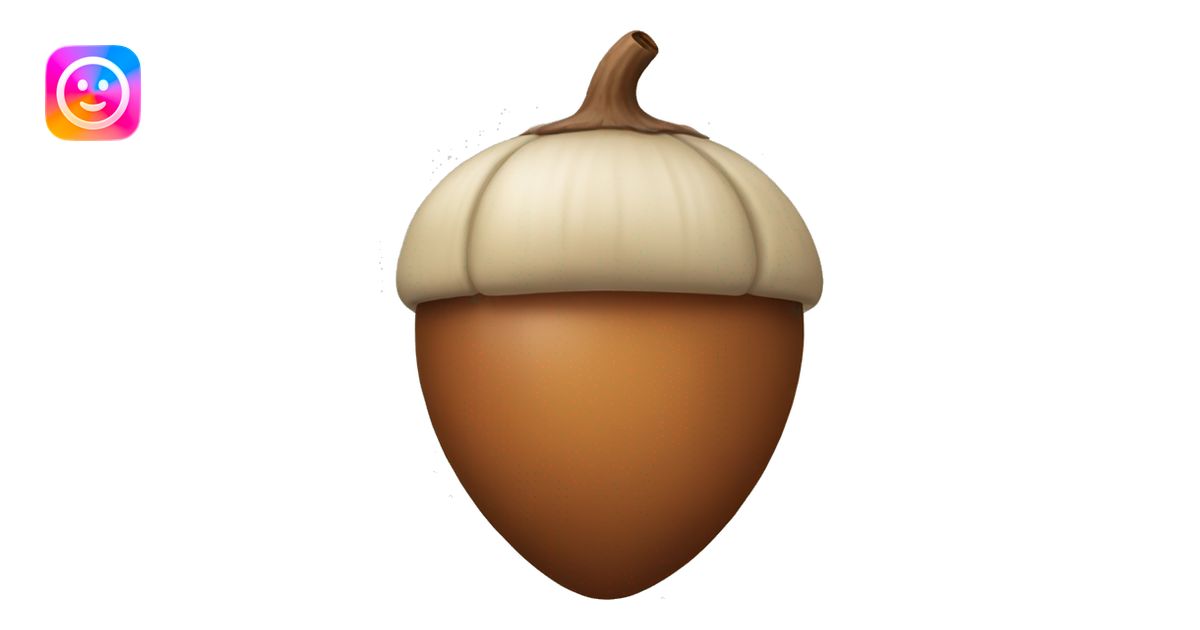 Acorn emoji | AI Emoji Generator