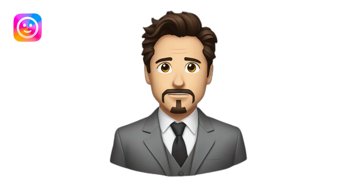 Tony stark emoji | AI Emoji Generator