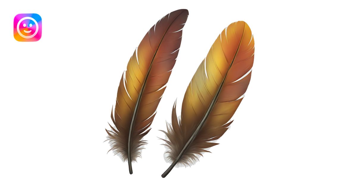Feathers emoji | AI Emoji Generator